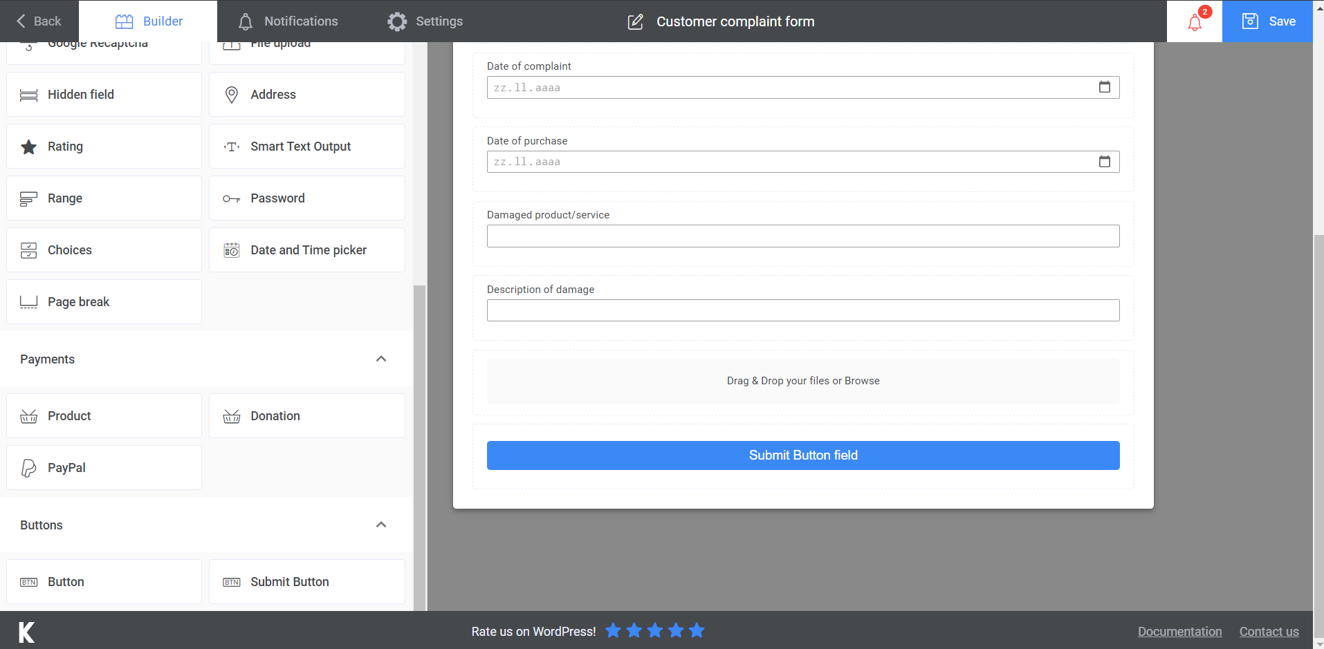 Create an online customer complaint form - a step-by-step guide for ...