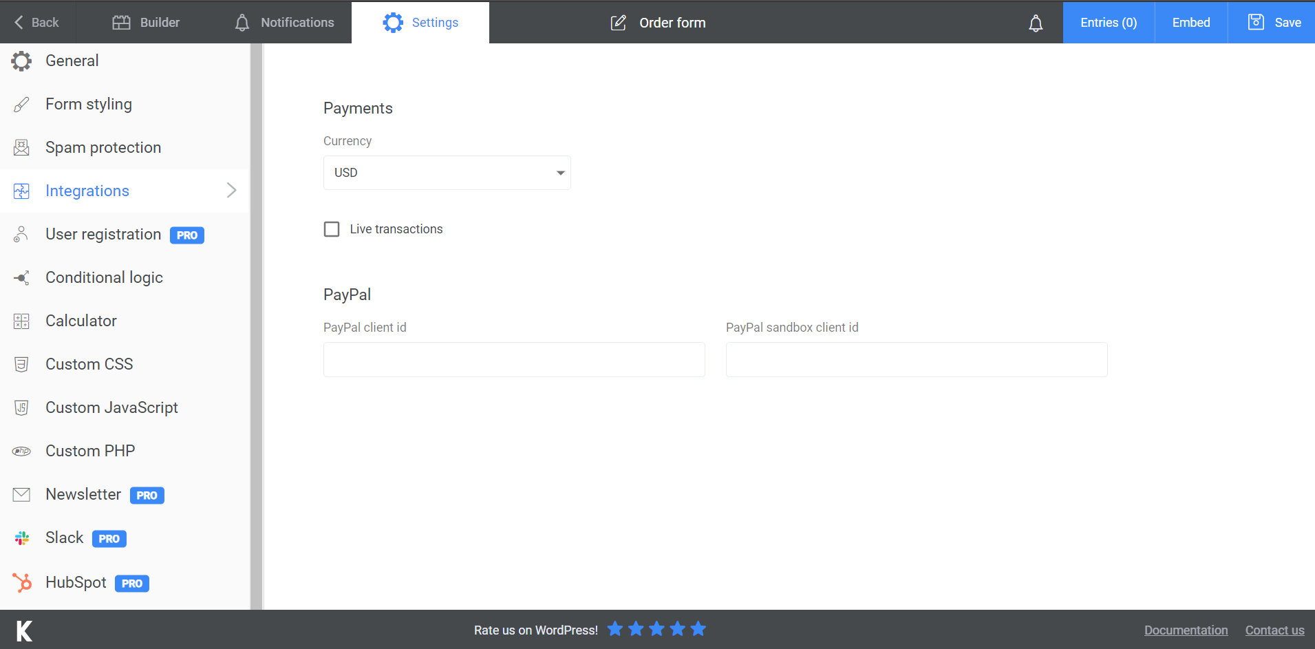 How To Create an Order Form WordPress (The Easy Way)