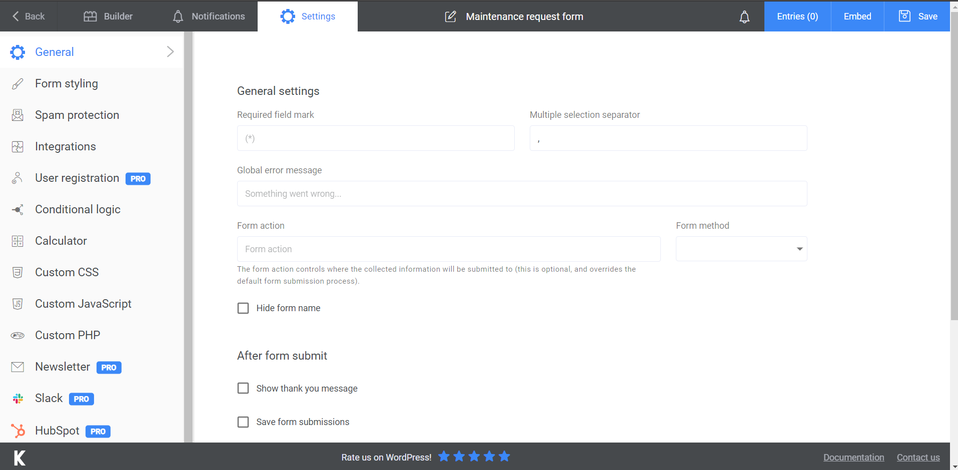 Maintenance request form - how to easily create one in 2021 - Kali Forms