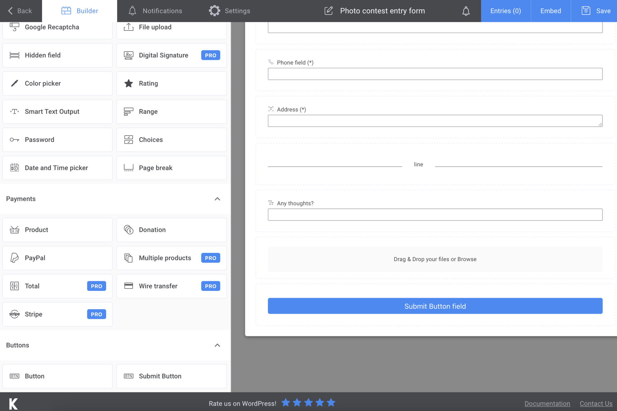 Photo contest entry form - a step-by-step guide for 2021 - Kali Forms