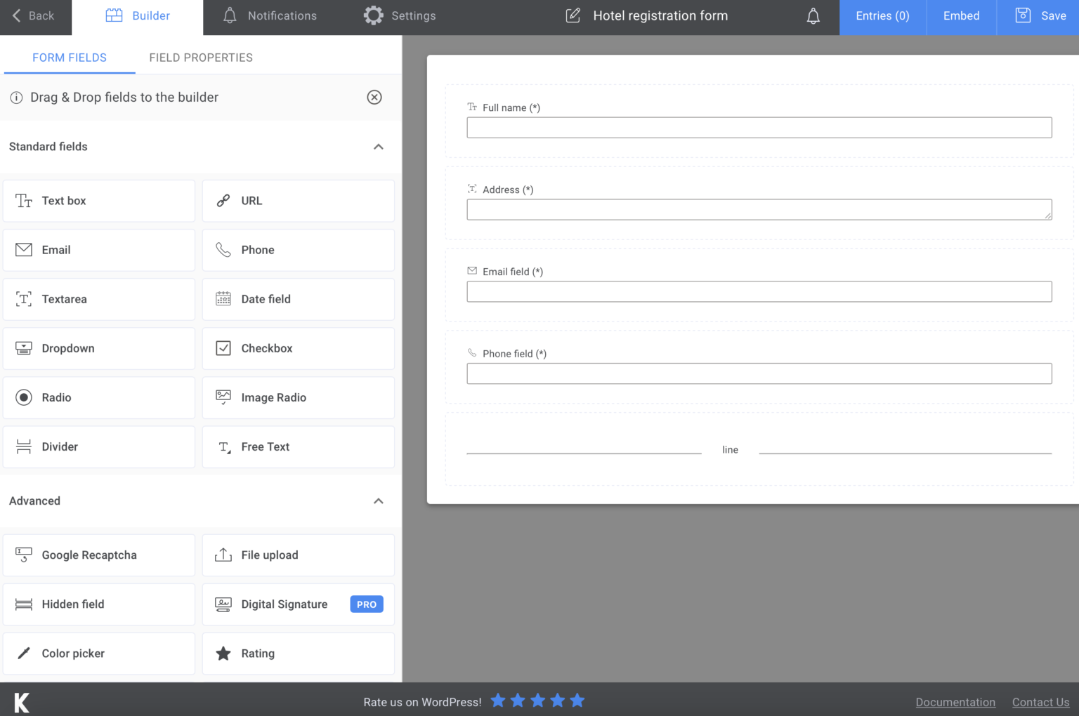 An easy tutorial on how to create a hotel registration form 2021