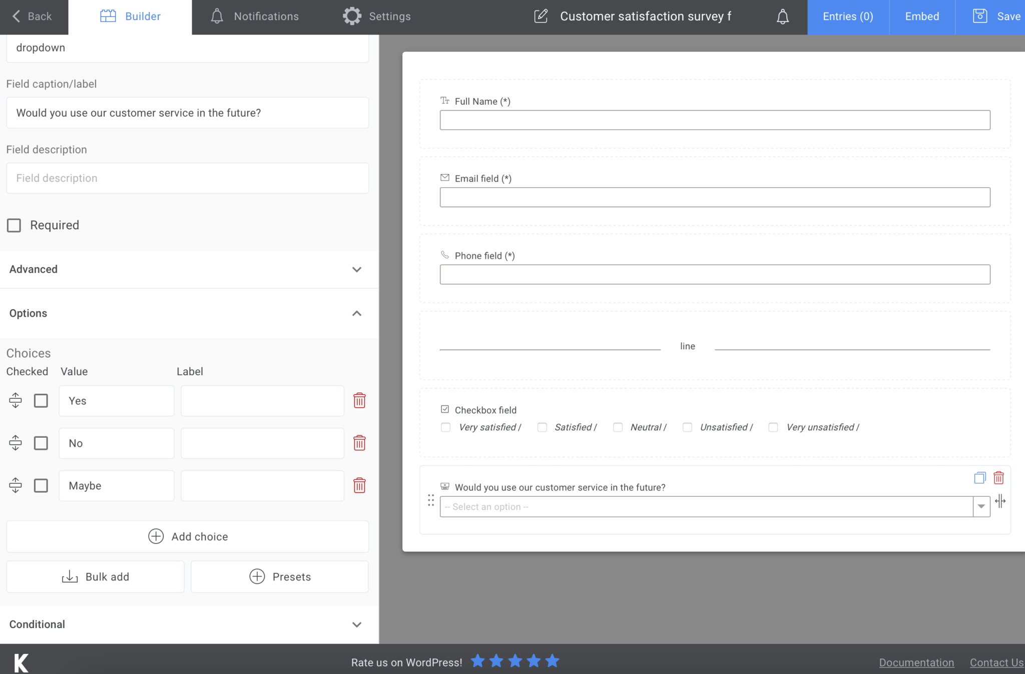 Customer satisfaction survey form - a complete tutorial for 2021 - Kali ...