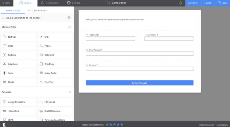 How to create a contact form - a step-by-step guide for 2021 - Kali Forms