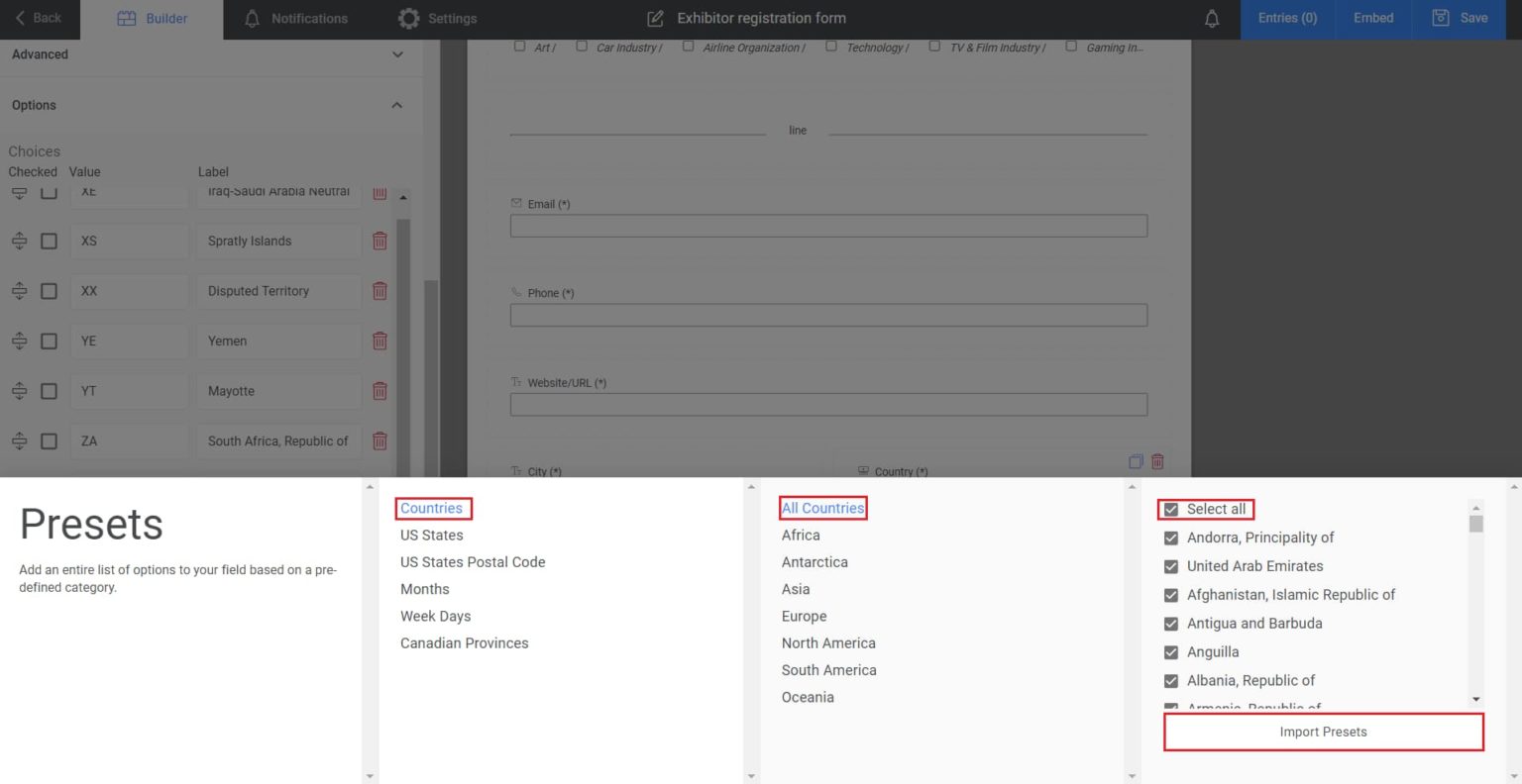 How to create an exhibitor registration form – a complete tutorial for ...