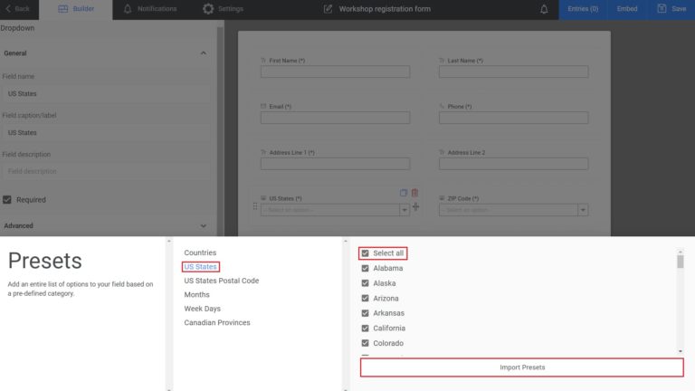 How to create a workshop registration form — an easy step-by-step guide ...