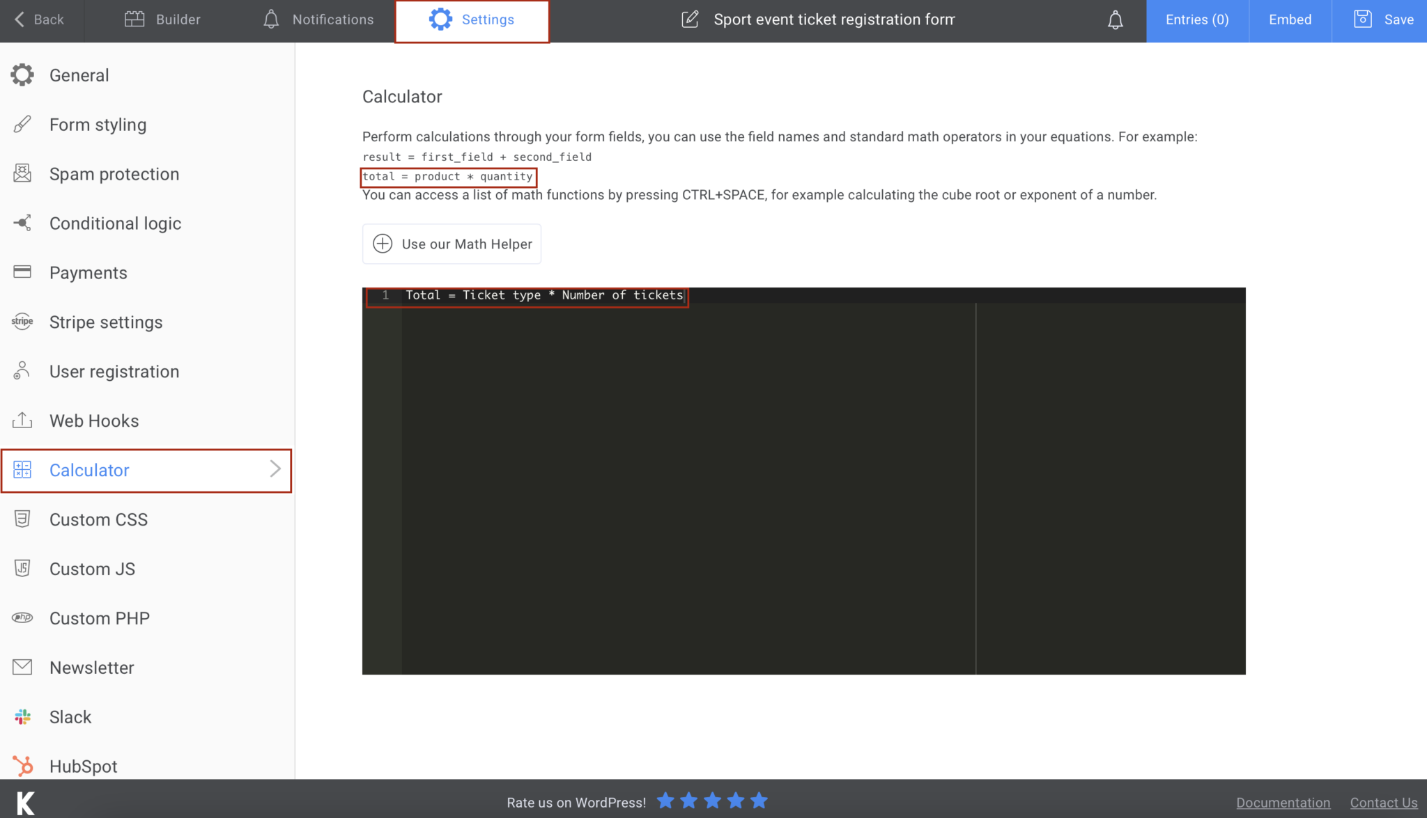 How to create a concert ticket registration form - a step by step guide ...